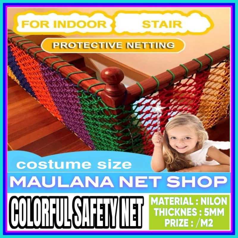 Jual Jaring Dekorasi Ruangan Tangga Balkon Bahan Nilon 5 Mm Harga Per ...
