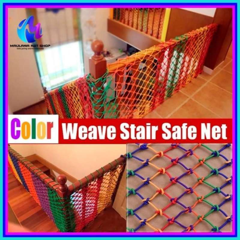 Jual Jaring Dekorasi Ruangan Tangga Balkon Bahan Nilon 5 Mm Harga Per ...