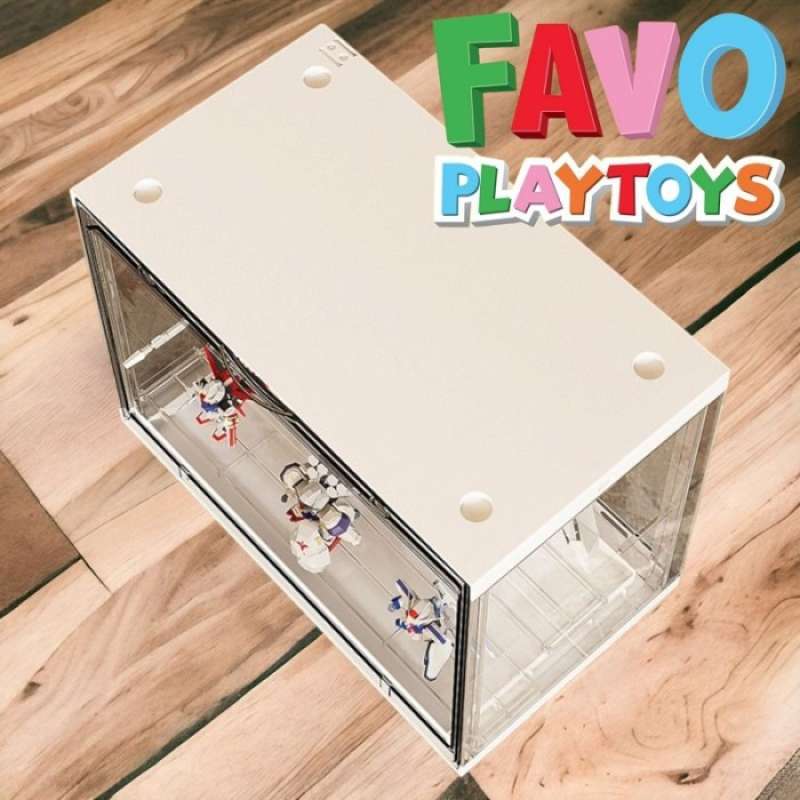 Promo LED Acrylic Blind Box Storage Display Stand Case 3 Floors ...