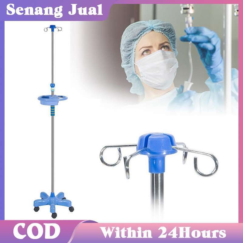 Promo Tiang Infus Roda Portable Stainle Diskon 27% di Seller RMJ ...