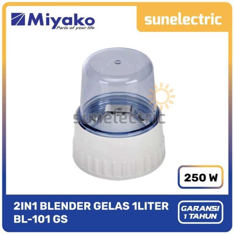 Promo Miyako Bl-101 Gs Blender Gelas Kaca + Dry Mill 2In1 Kapasitas 1 ...
