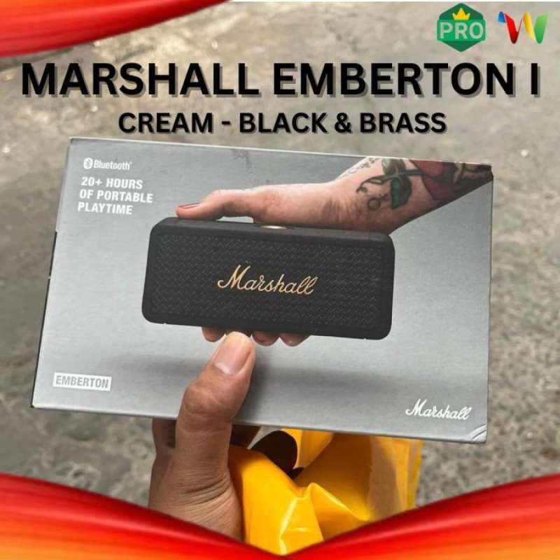 Promo Marshall emberton 1 II 2 speaker portable bluetooth wireless ...