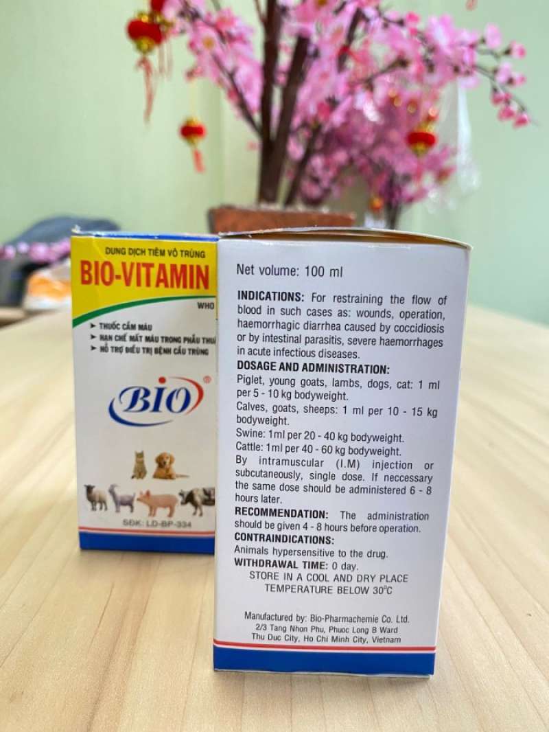 Promo Obat Cedera Pendarahan Hewan - Bio Vitamin K 100 Ml Diskon 23% Di ...