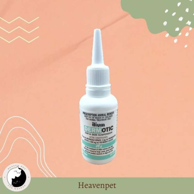 Promo Illium Dermotic 20Ml - Tetes Telinga Anti Jamur Bakteri Kucing ...