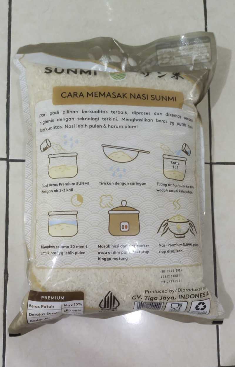 Jual Beras Premium Sunmi 5 Kg Di Seller Makmur Abadi - Makmur Abadi ...
