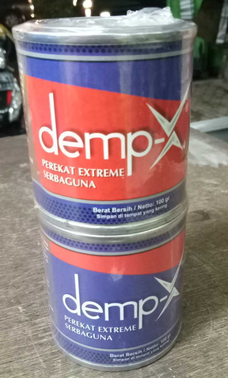 Promo Demp X Lem Perekat extreme 500gram set (2 x 250gr) Diskon 23% di ...