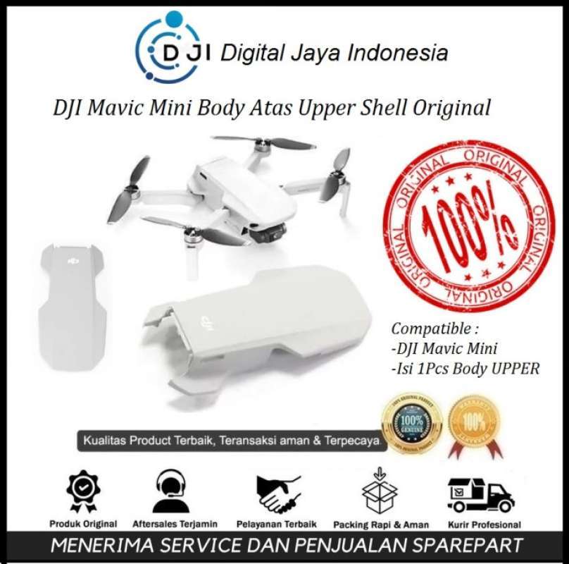 Promo DJI Mavic Mini Body Upper Shell Original for Mini Body Atas Upper Shel Diskon 23% di ...