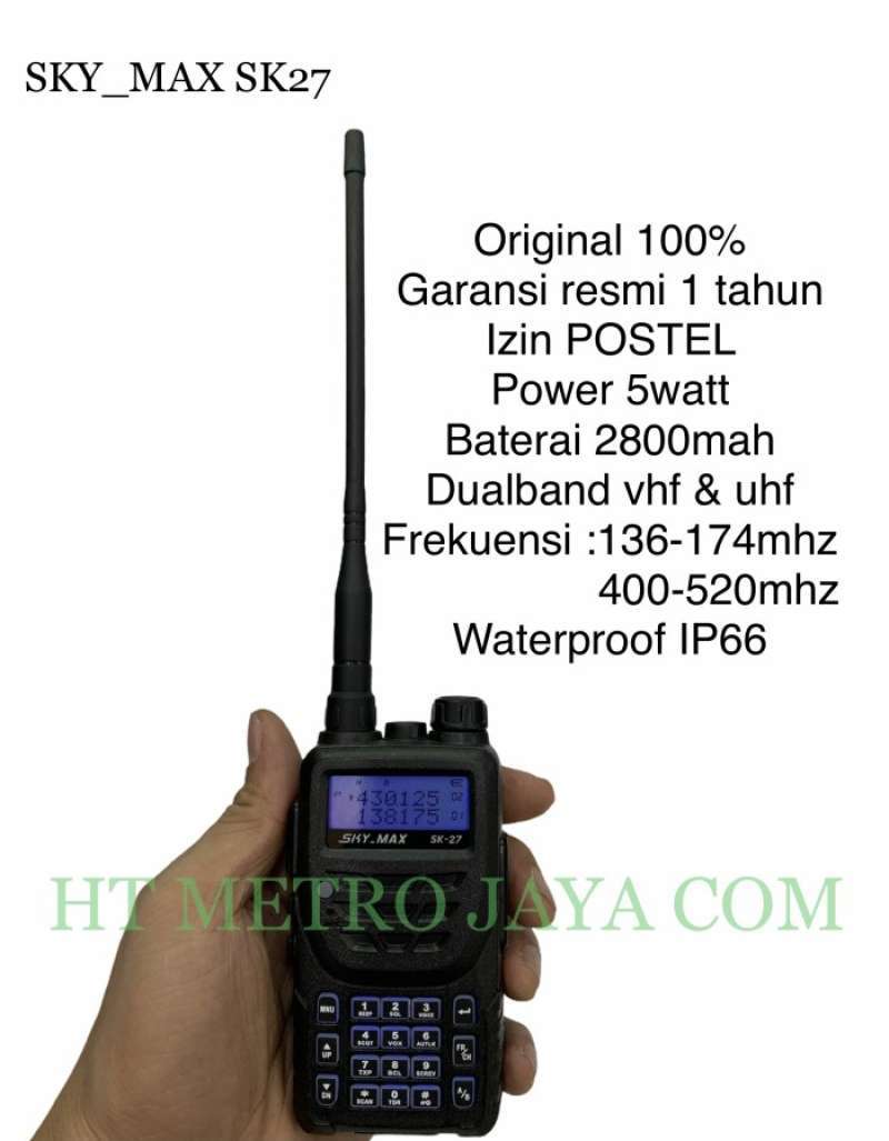 Jual HT sky max Sk 27 A9 TERBAIK di Seller SN.Jaya - Cengkareng Timur, Kota Jakarta Barat | Blibli