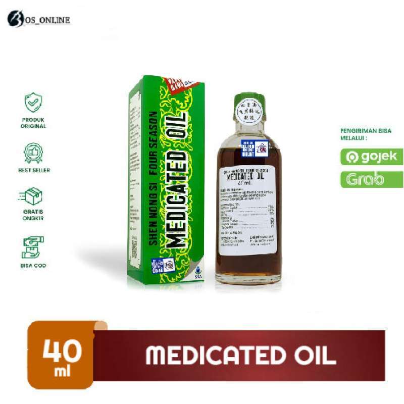 Promo Four Season Medical Oil 40ml Diskon 33% di Seller DILLAJAYA SHOP ...