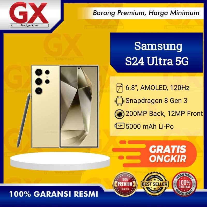 Jual Samsung Gal S24 Ultra 5G 12/512GB New Garansi Resmi di Seller ...