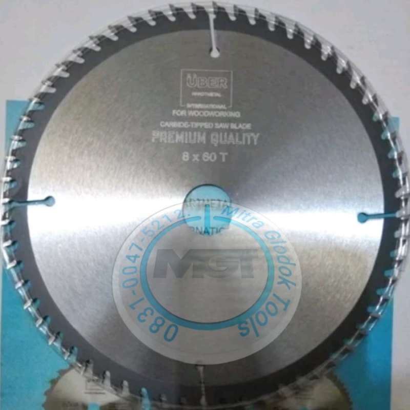 Promo (MGT) UBER Mata Gergaji sirkel TCT Circular Saw Blade 8 Inch x 60 ...