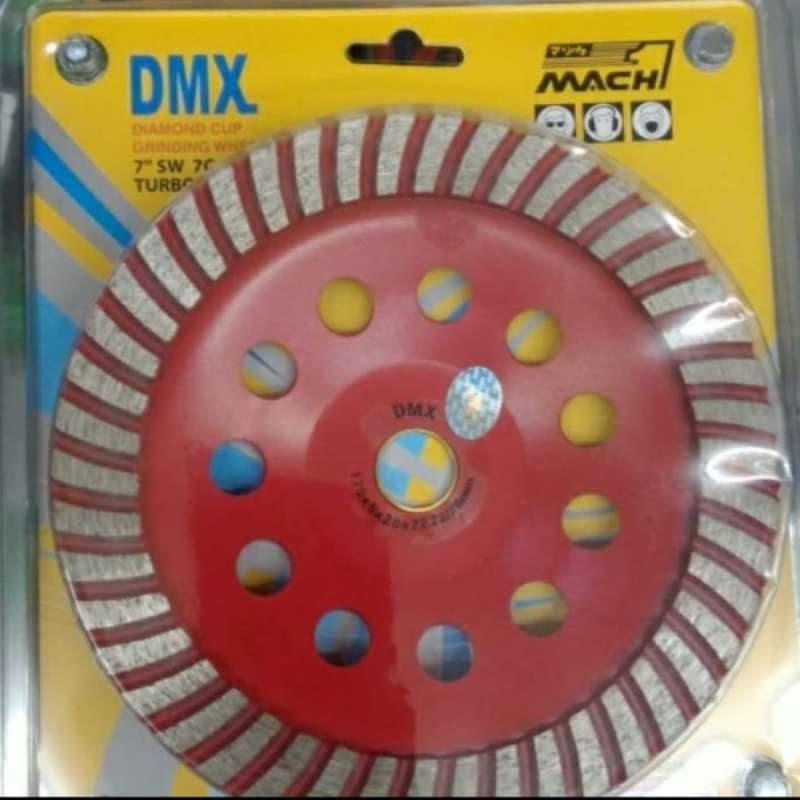 Promo DMX Turbo Diamond Cup Turbo 7 7 inch Grinding Wheel 7 inci Poles ...
