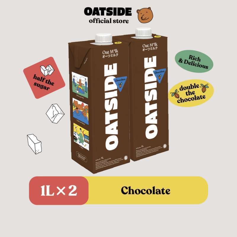 Promo Oatside Oat Milk Chocolate 1000 Ml [2 Pcs] Diskon 8% Di Seller ...