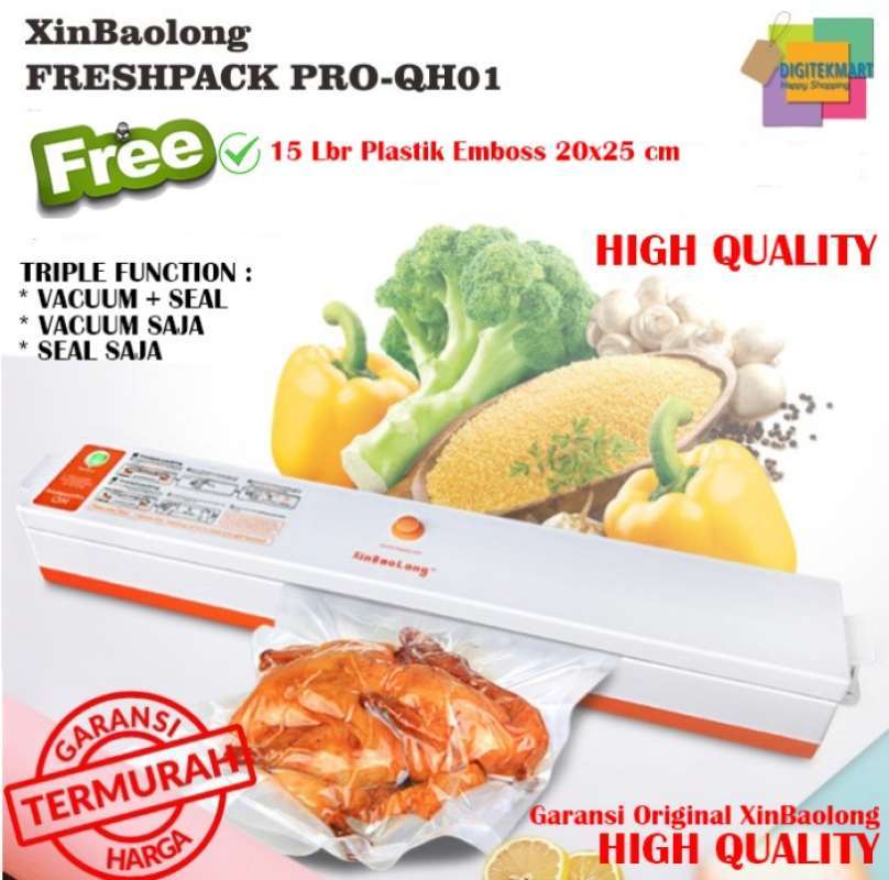 Promo Vacuum Sealer Machine, Freshpack Pro-Qh 01, Mesin Vacuum Diskon ...