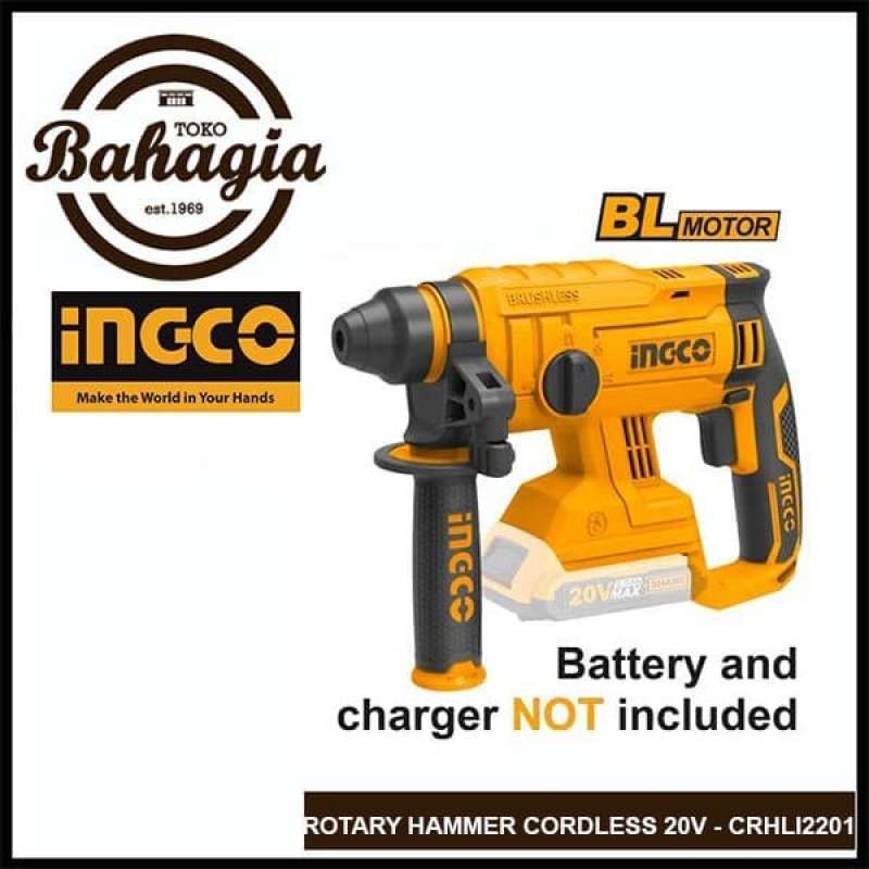 Promo MESIN ROTARY HAMMER BOBOK BETON ROTARY CORDLESS 20V INGCO ...