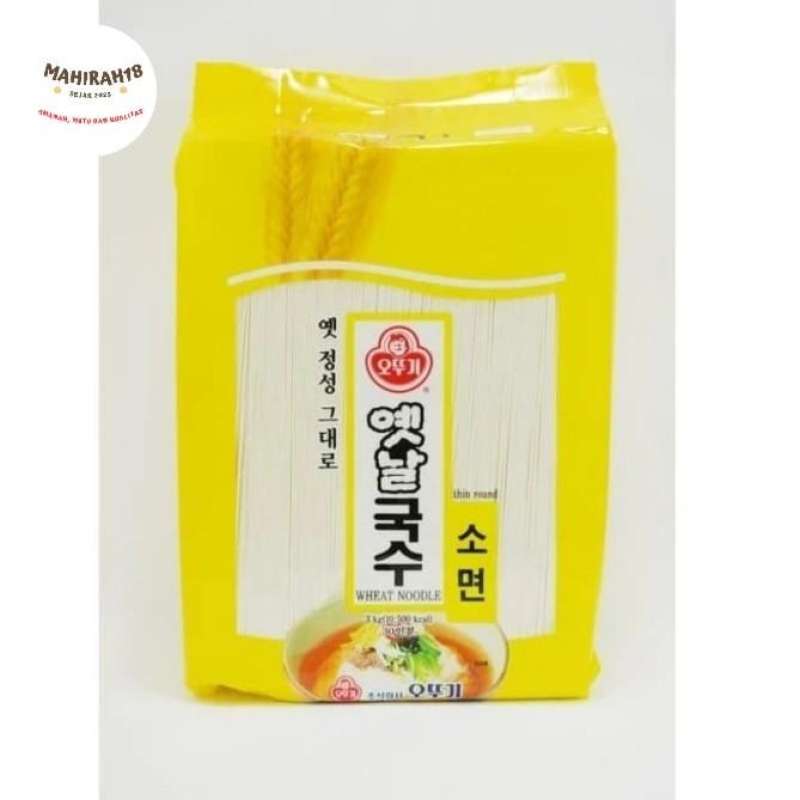 Jual ottogi wheat noodle 3 kg - ottogi white noodle korea 3 kg- mie ...
