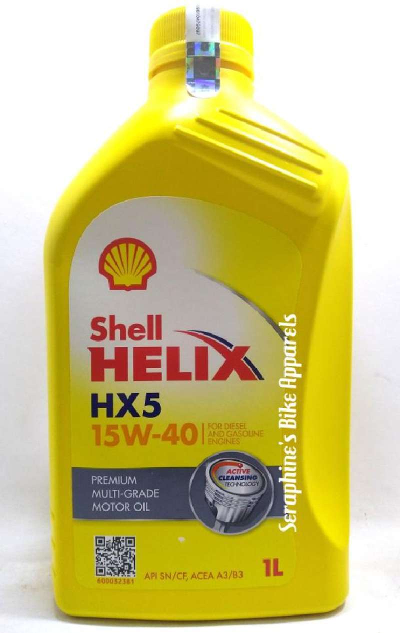 Jual OLI MESIN SHELL HELIX HX5 15W40 1L|PREMIUM MULTIGRADE BENSIN ...