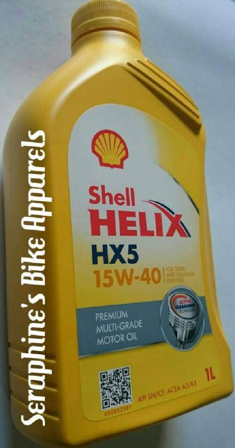 Jual OLI MESIN SHELL HELIX HX5 15W40 1L|PREMIUM MULTIGRADE BENSIN ...