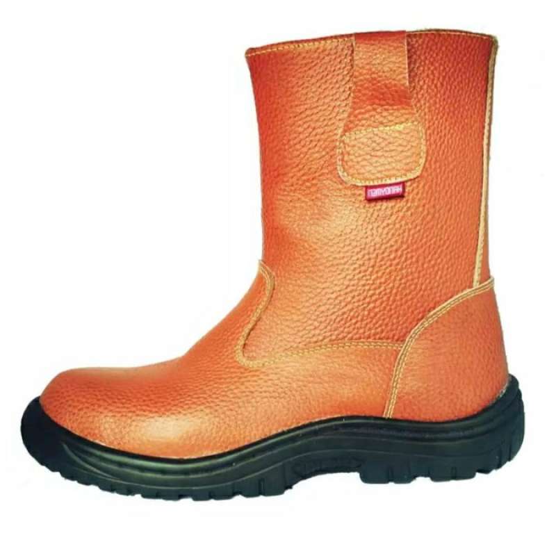 Promo PROMO - SEPATU BOOT SAFETY TAMBANG HANDYMEN NBR S 802 KULIT ASLI ISO SNI Diskon 50% di ...