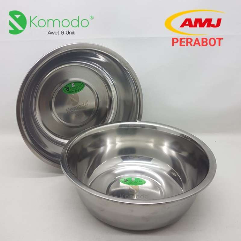 Jual KOMODO Baskom Stainless Baskom Tinggi 30 Cm di Seller AMJ PERABOT ...