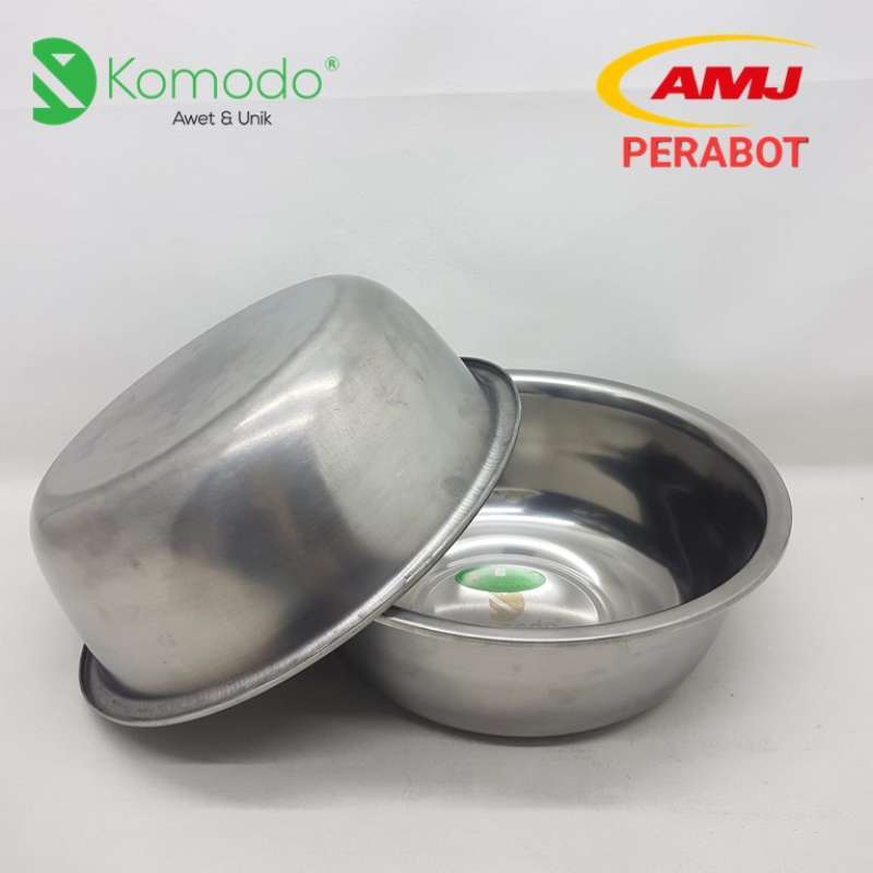 Jual KOMODO Baskom Stainless Baskom Tinggi 30 Cm di Seller AMJ PERABOT ...