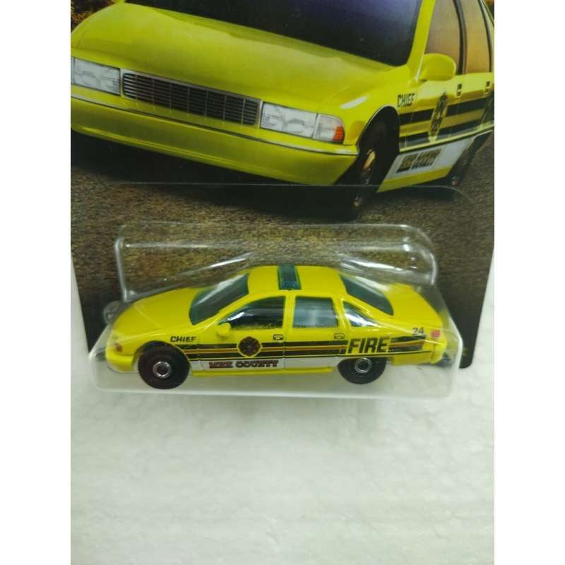Promo Matchbox MBX County Rescue Chevy Caprice Classic Police Kuning ...