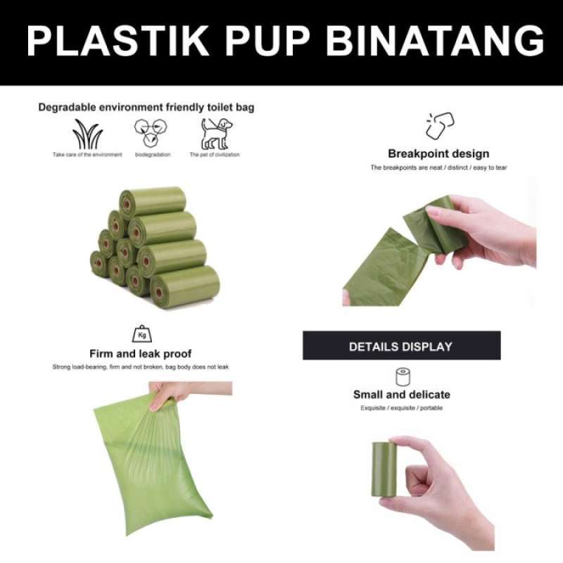 Promo Dog Poop Pup Plastik Kotoran Anjing Kucing Binatang Ramah ...