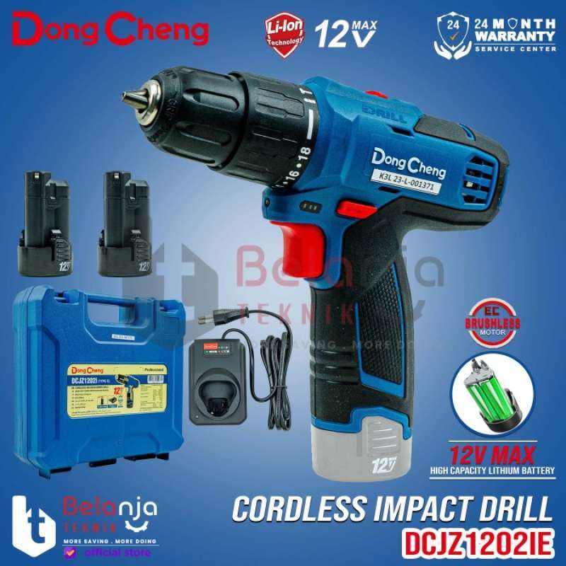 Promo top Dongcheng Impact Drill Cordless Dcjz1202i