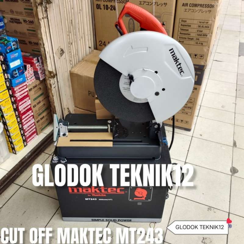 Promo MESIN CUTTING WHEEL 14 INCH MERK MAKTEC MT 243 GURINDA DUDUK POTONG Diskon 23% di Seller ...