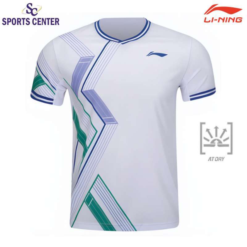 Jual New Kaos / Jersey Badminton Lining AT DRY Player Series AAYT587-1 ...