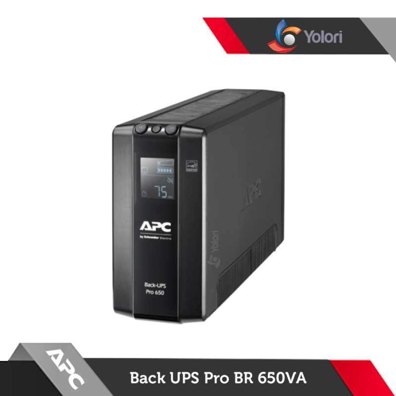 Jual APC Back-UPS Pro 650VA 230V AVR LCD 6 IEC outlets di Seller Yolori ...