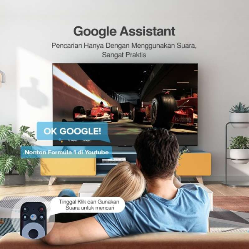 Jual Tv Led Tcl 55 Inch 55 Smart Google Tv 4k Uhd Dolby Edgeless 55p635 ...