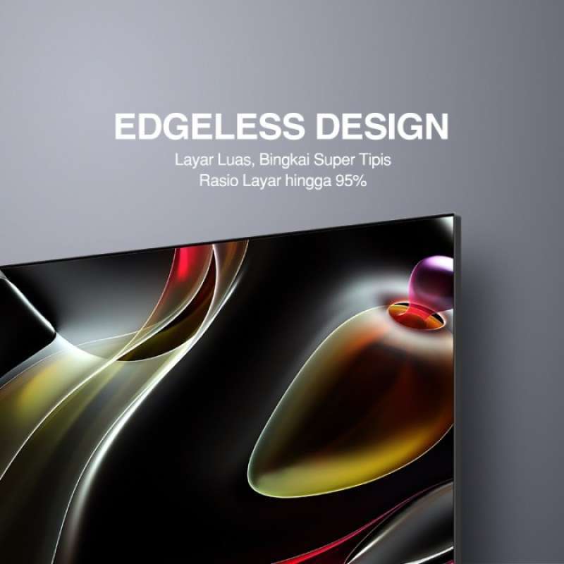 Jual Tv Led Tcl 55 Inch 55 Smart Google Tv 4k Uhd Dolby Edgeless 55p635 ...