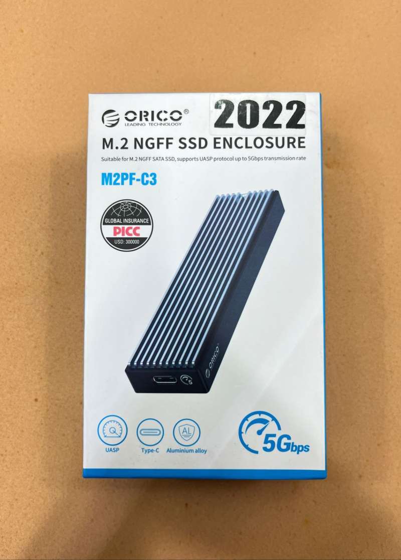 Jual ORICO M.2 SATA NGFF SSD Enclosure - M2PF-C3 di Seller Station PC & Network - Karangkidul ...