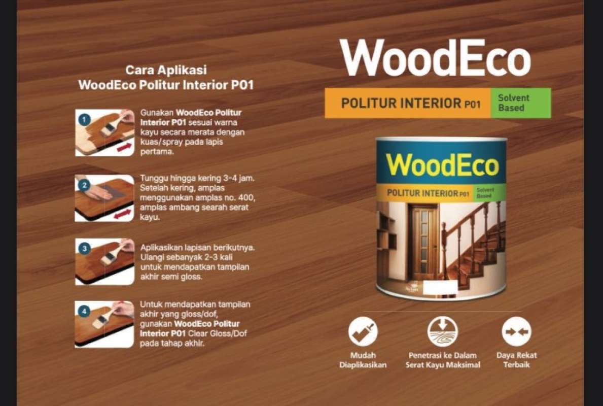 Promo Politur Interior Kayu Woodeco Avian Brands 1l Diskon 23% Di ...