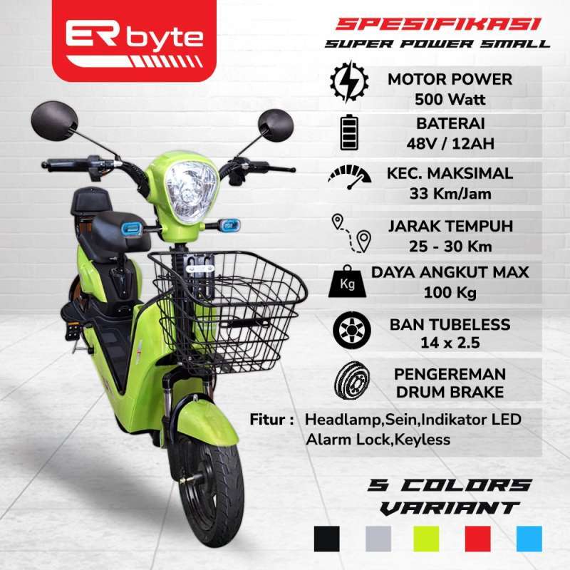 Jual Sepeda listrik / selis ERBYTE SUPER POWER SMALL di Seller Jaya ...