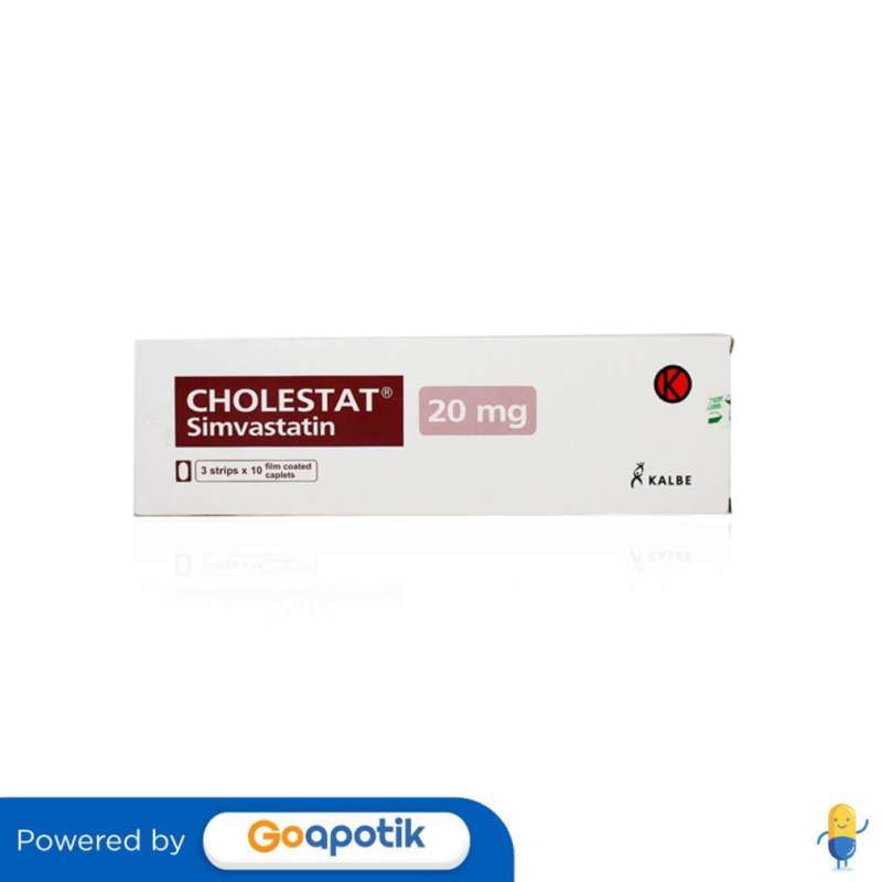 Jual CHOLESTAT 20 MG BOX 30 KAPLET di Seller APOTEK AZKA LANGKAT ...