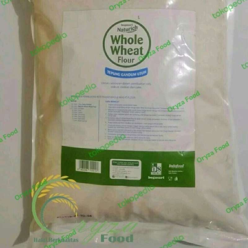 Promo Tepung gandum utuh Whole Wheat Flour Bogasari NATURICH 5kg ...