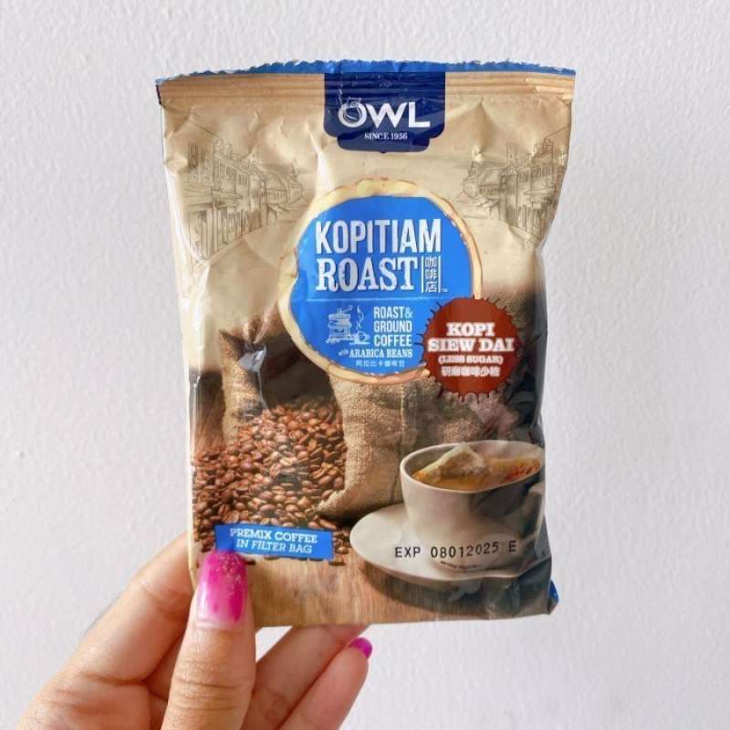 Jual Owl Kopitiam Roast & Ground Coffee Bags Sachet, Rasa Kopi Siew Dai ...