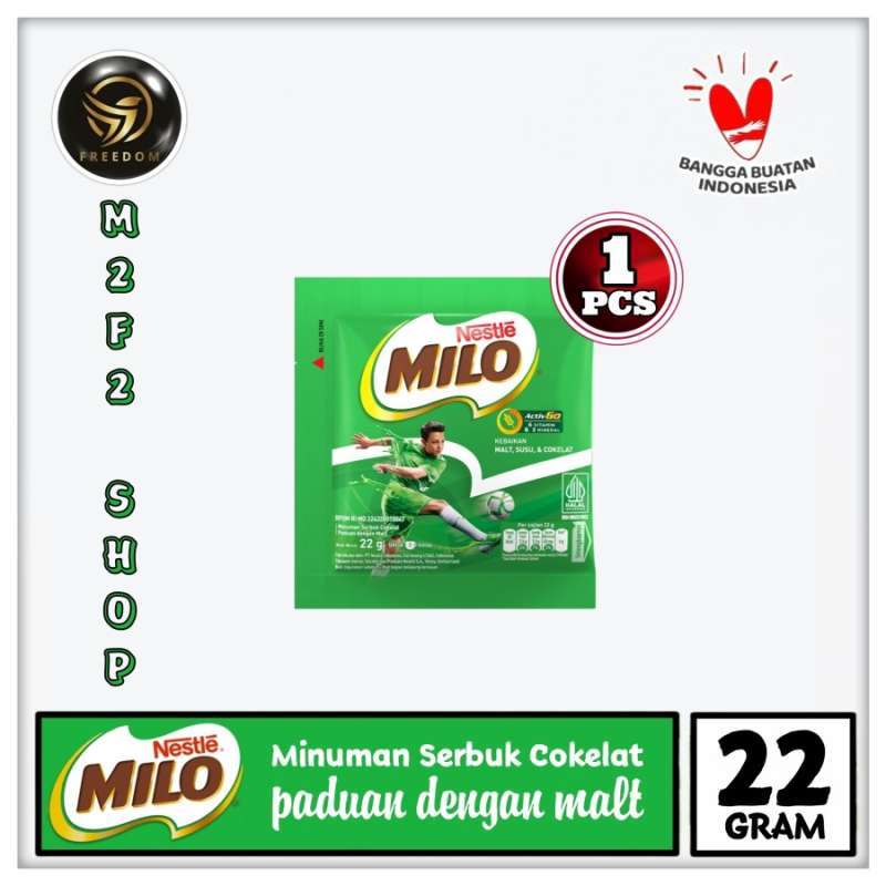 Promo Milo Activ-Go Minuman Serbuk Cokelat Malt Sachet - 22 gr (Kemasan ...
