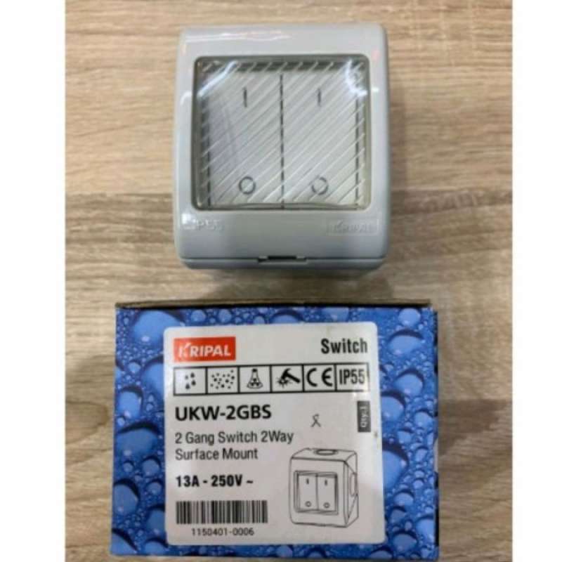 Promo Saklar Waterproof Outdoor Anti Air IP55 - Kripal S.engkel ...