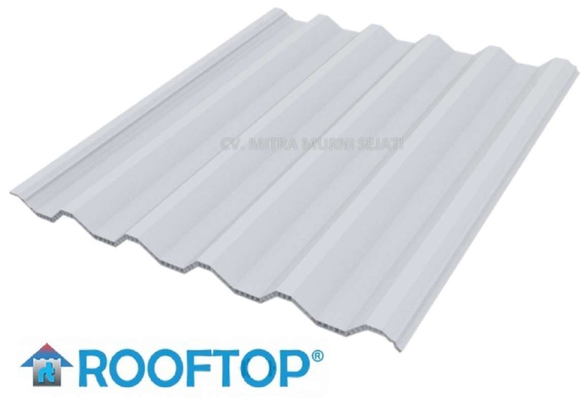 Jual Jual Atap PVC Double Layer Rooftop Doff 6 meter - Biru di Seller ...