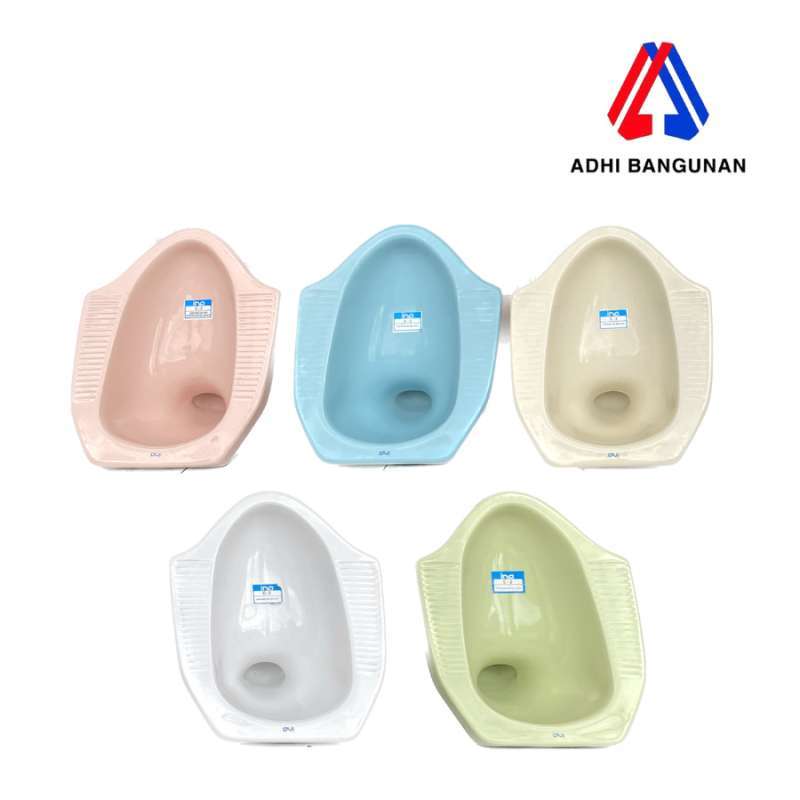 Jual Closet Jongkok INA - Berbagai Warna Putih Hijau Biru Pink Cream ...