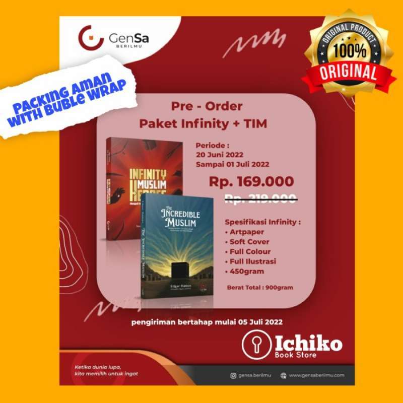 Promo Paket Infinity Muslimheroes & Tim By Edgar Hamas Gen Saladin Original Diskon 23% di Seller ...