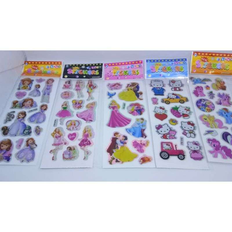 Promo Stiker Karakter - Mainan Stiker Anak - Stiker Tempel Diskon 20% ...