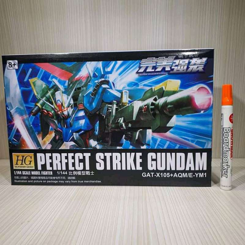 Jual mainan mokit gundam perfect strike gundam 1/144 scale model ...