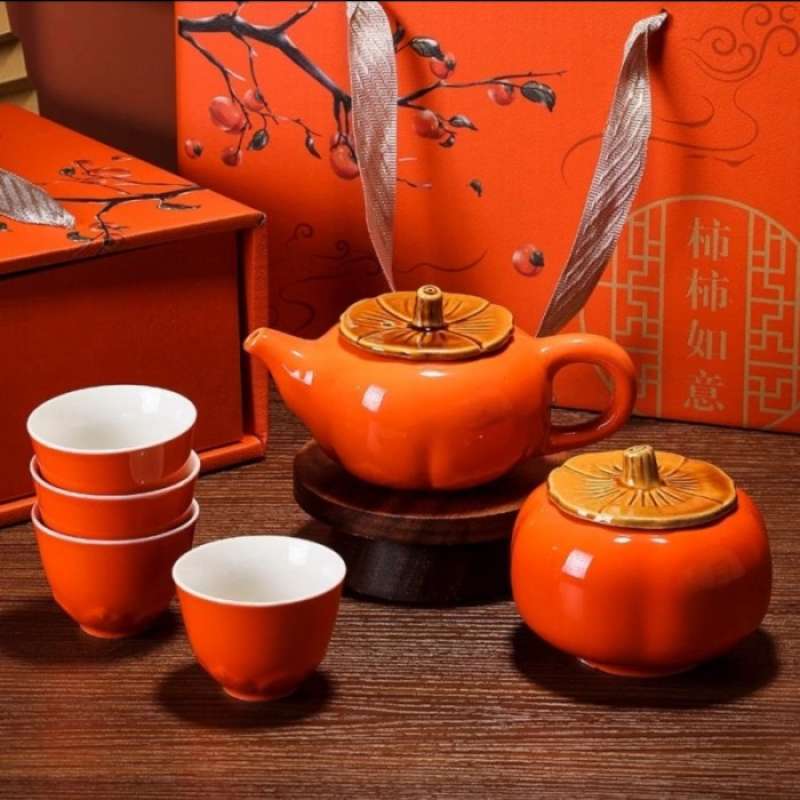 Promo Hampers Chinese Tea Set Gift Hadiah Tea Set Imlek Premium ...
