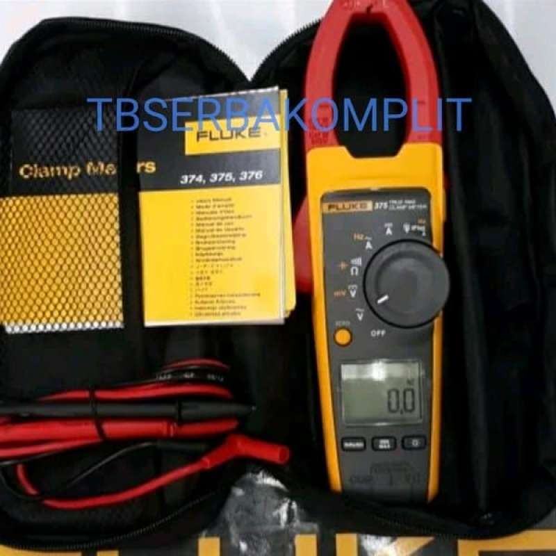 Promo FLUKE 375 TRUE RMS AC / DC DIGITAL CLAMP METER TANG AMPERE ...