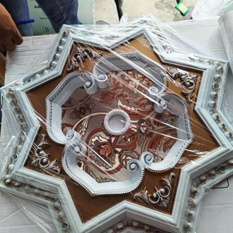 Promo ORNAMEN LAMPU PLAFON PVC 60 CM X 60 CM FITTING LAMPU MEWAH MURAH ...