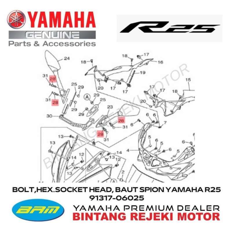 Jual Baut Yamaha R25 Terbaru Dengan Harga Termurah Di 2024 | Blibli